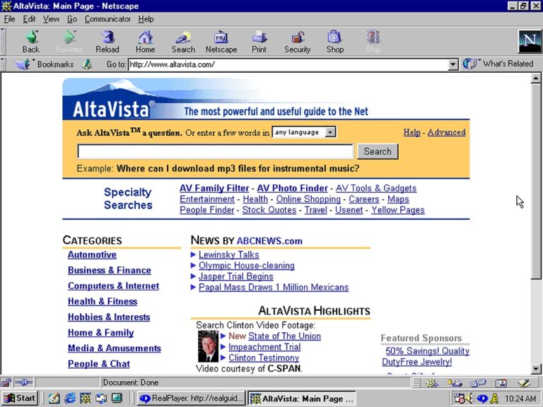 The Rise and Fall of AltaVista: A Look at a 90s Web Pioneer